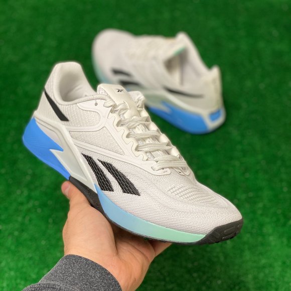 Reebok | Shoes | Reebok Nano X2 Mens Low Top Training Shoes White Blue ...